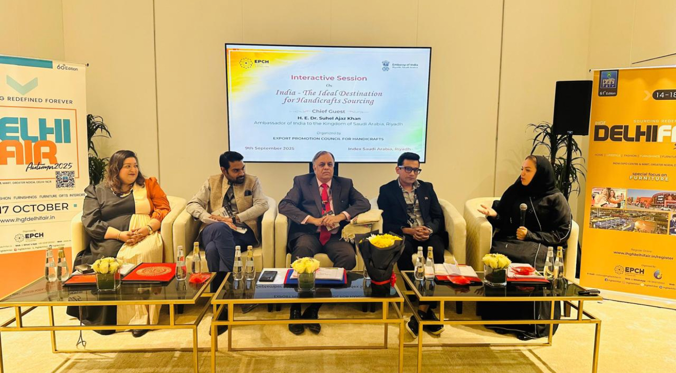 India Pavilion Shines at INDEX Saudi Arabia 2025, Showcasing Rich ...